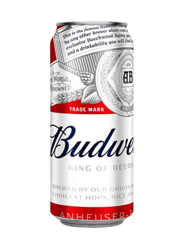 BUDWEISER BEER CAN 24X355ml CASE - The Spirits ministry